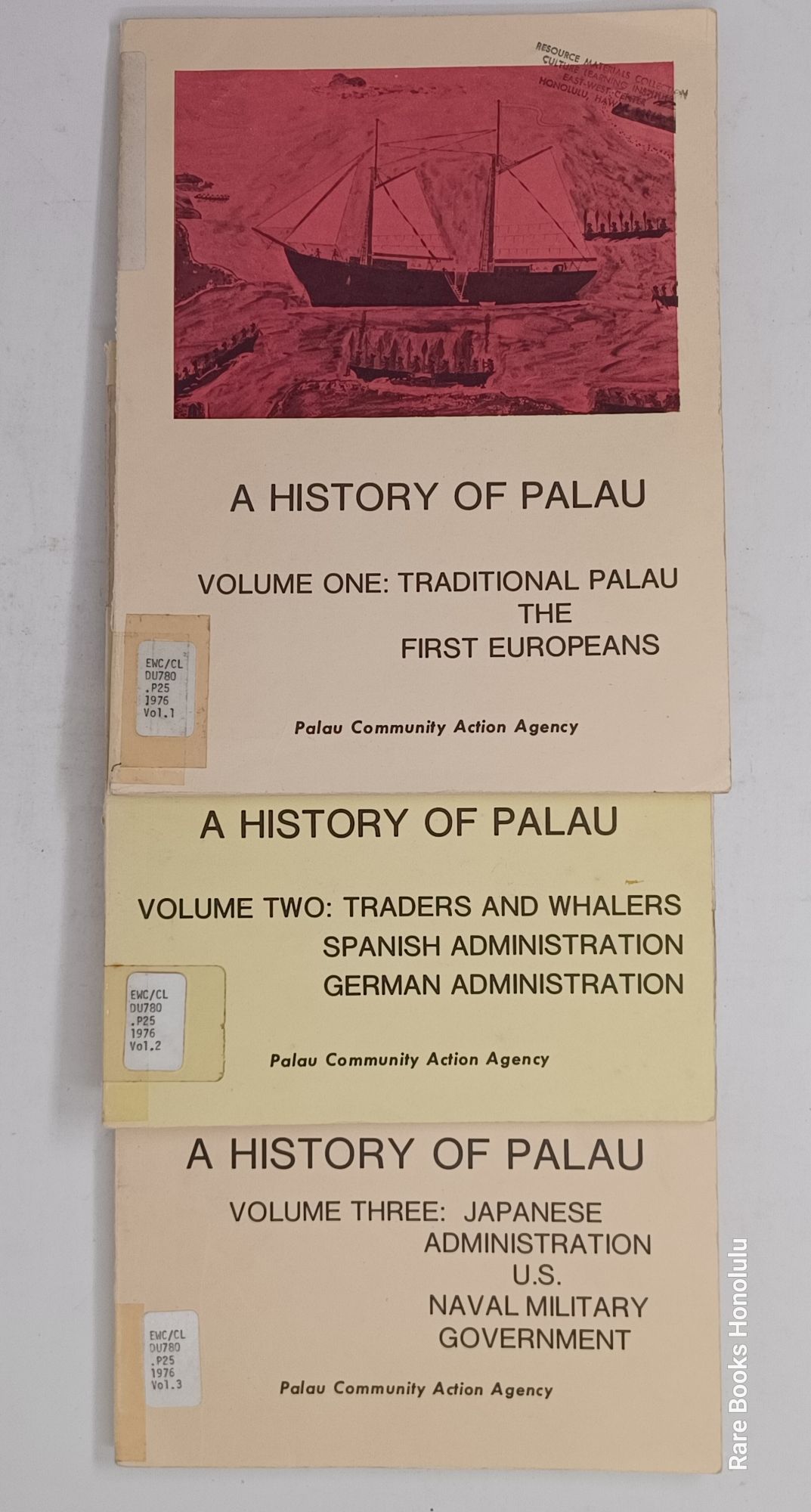 A History of Palau 3 volumes