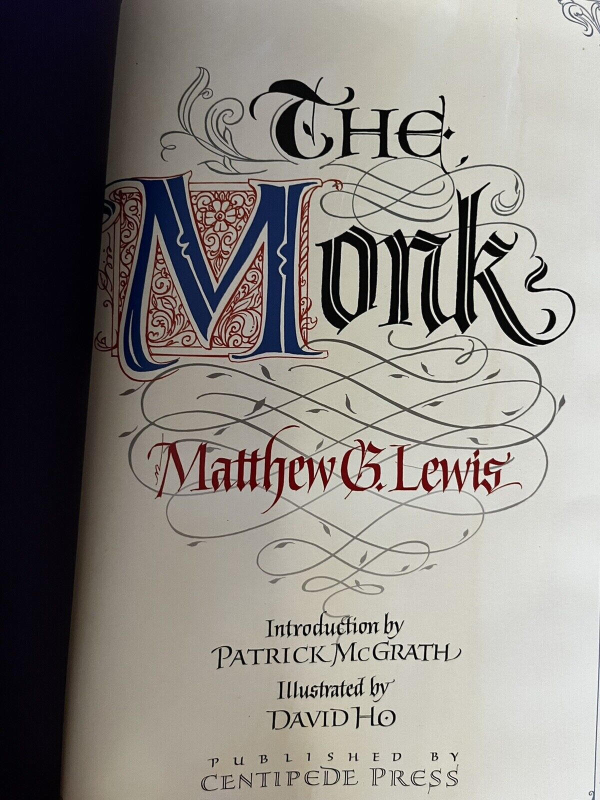 The Monk (limited, numbered, signed Centipede Press edition)